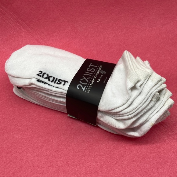 2xist | Underwear & Socks | 2xist Mens Athletic White Socks Pairs Size ...